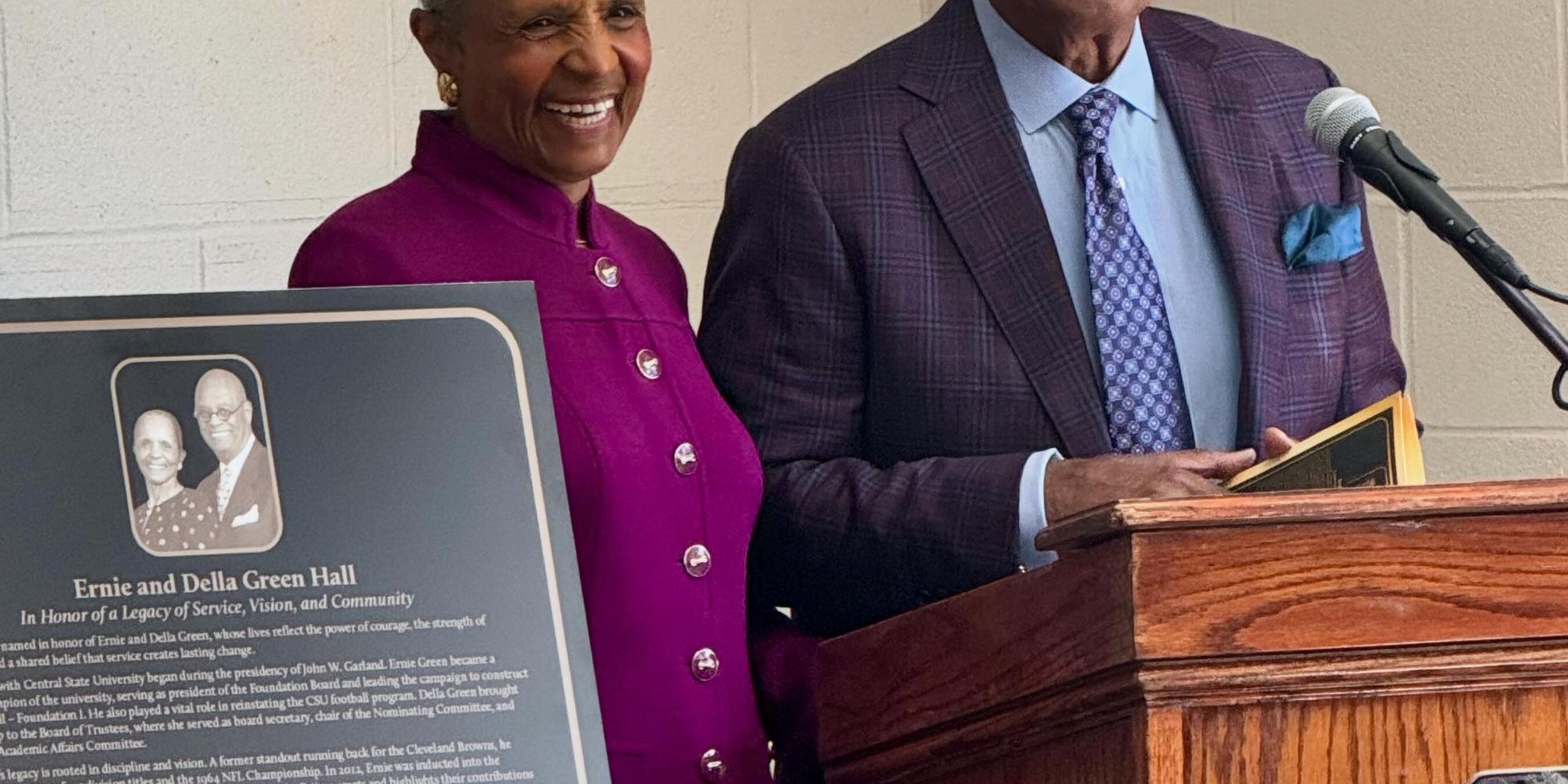 Central State University Honors Ernie and Della Green with Foundation ...