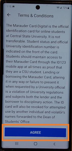 Digital Marauder Student ID Card | Central State University